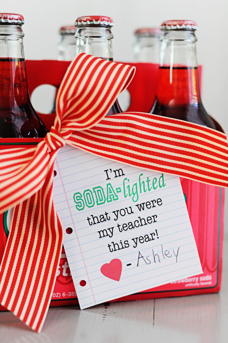 "I'm Soda Lighted..." Teacher Appreciation Week Free Printable