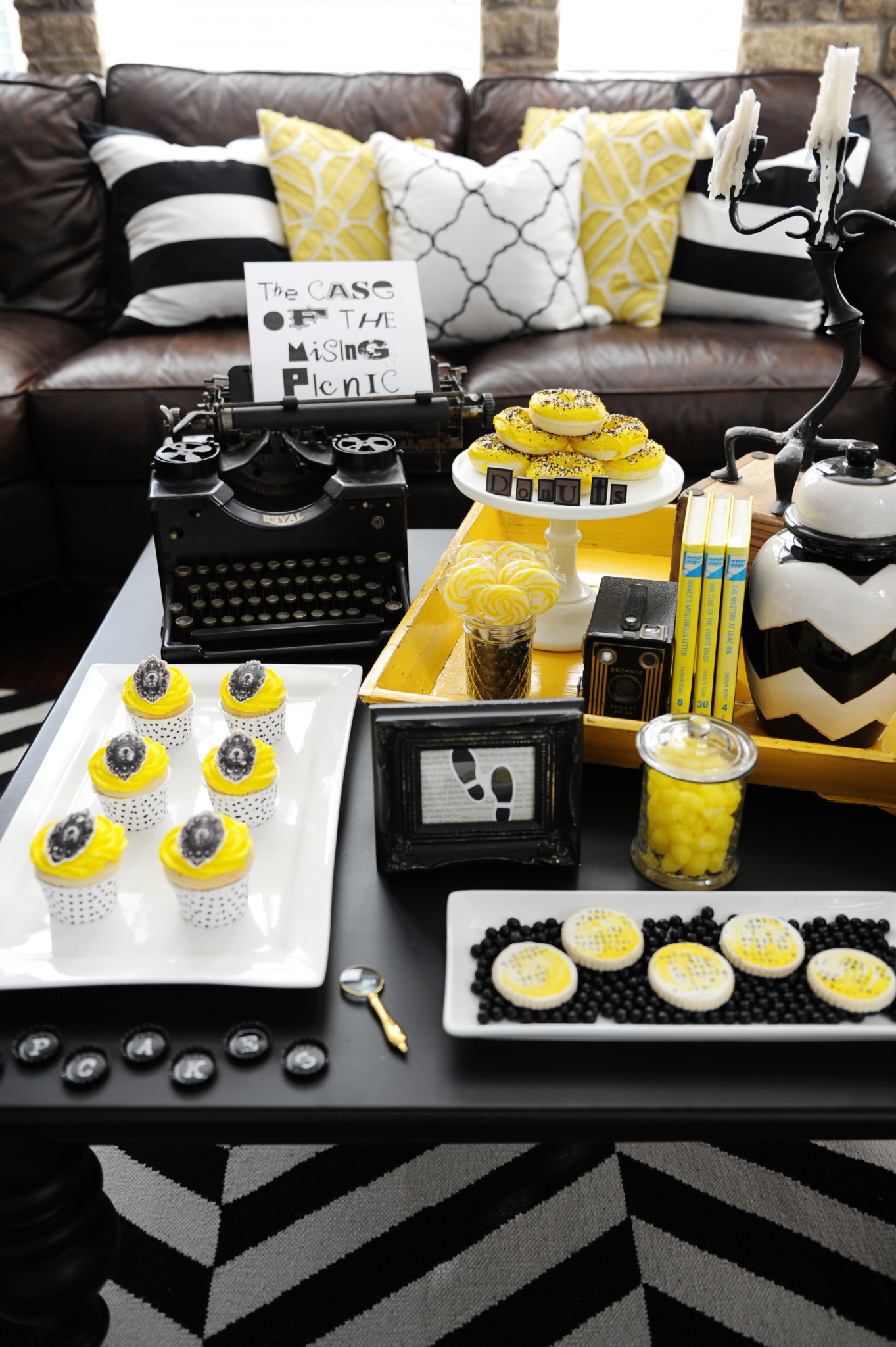Nancy Drew Mystery Birthday Party Idea (Printables)