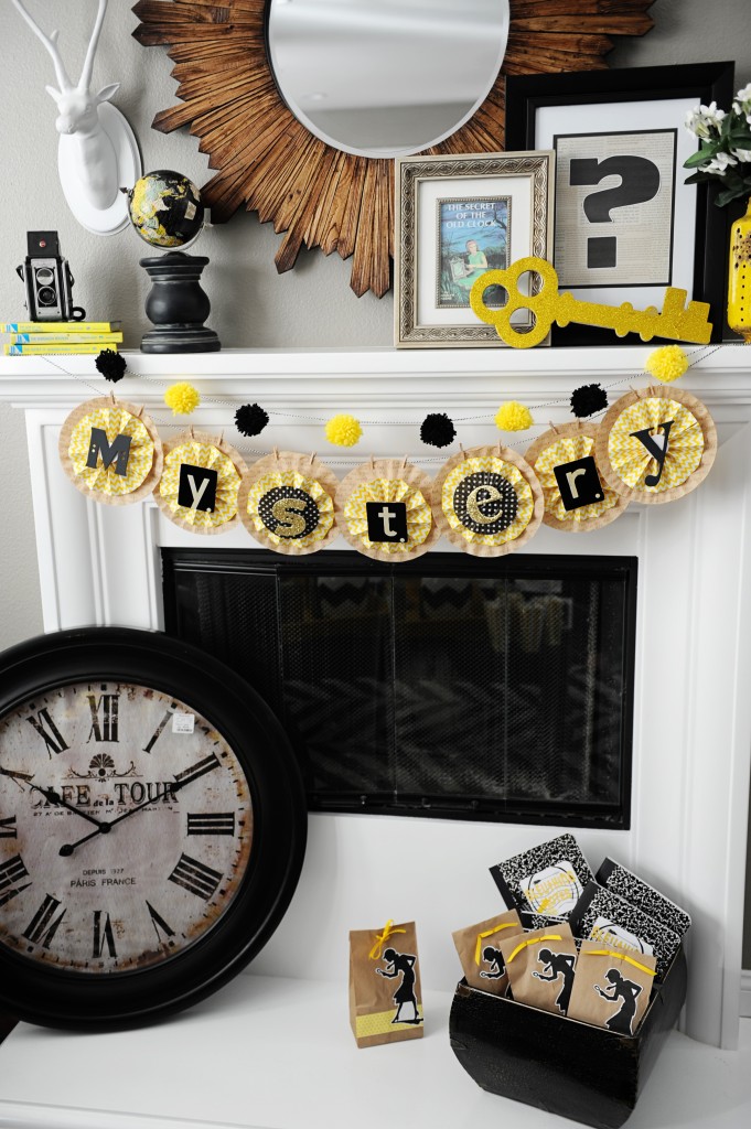 Nancy Drew Mystery Birthday Party Idea (Printables)