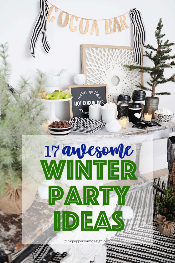 17 Awesome Winter Party Ideas: Ski Party Themes — Pink Peppermint Design