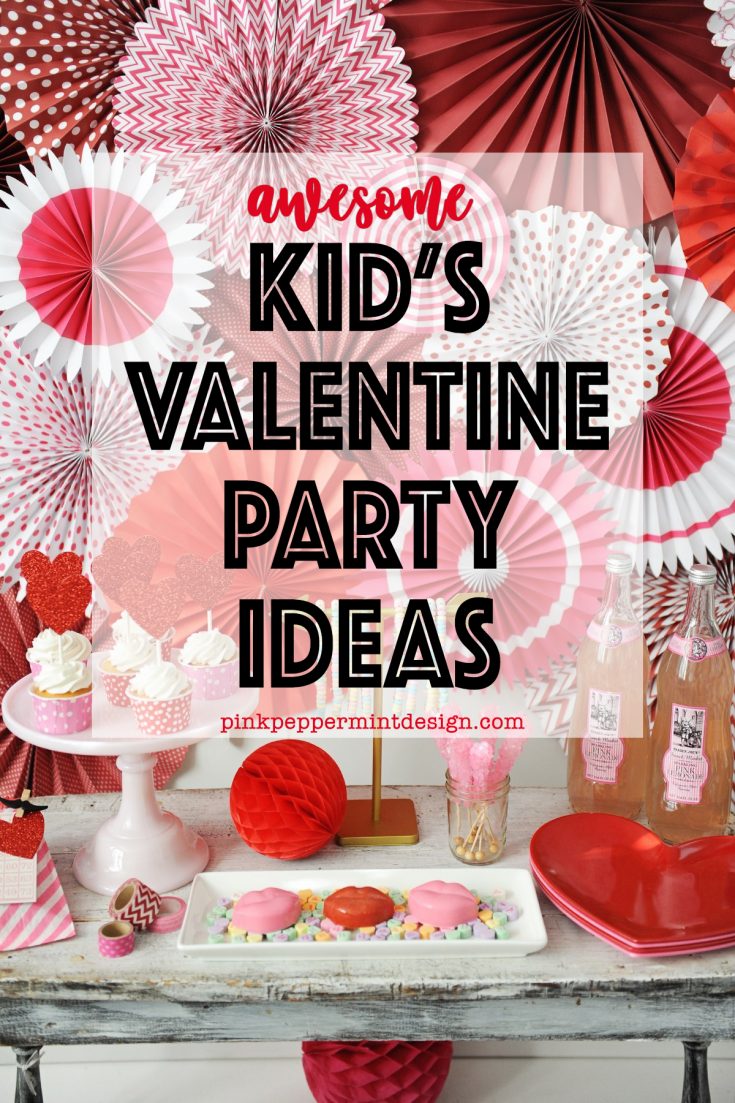 11 Valentine Party Themes for Kids: Valentine Card Party — Pink ...