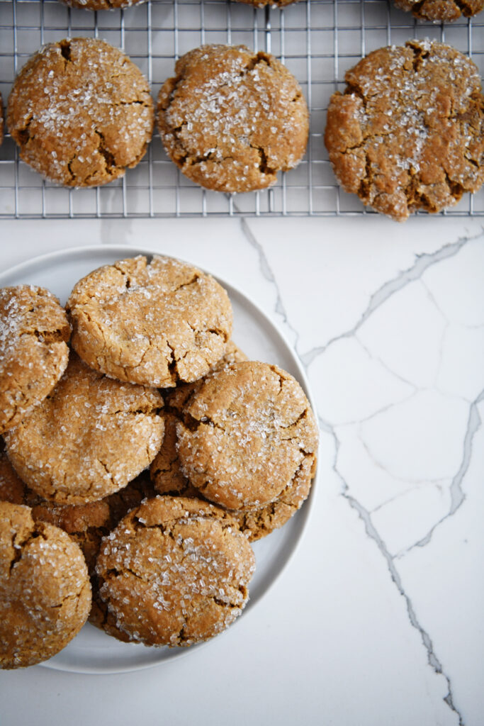 Delicious Soft & Chewy Ginger Molasses Cookie Recipe — Pink Peppermint ...
