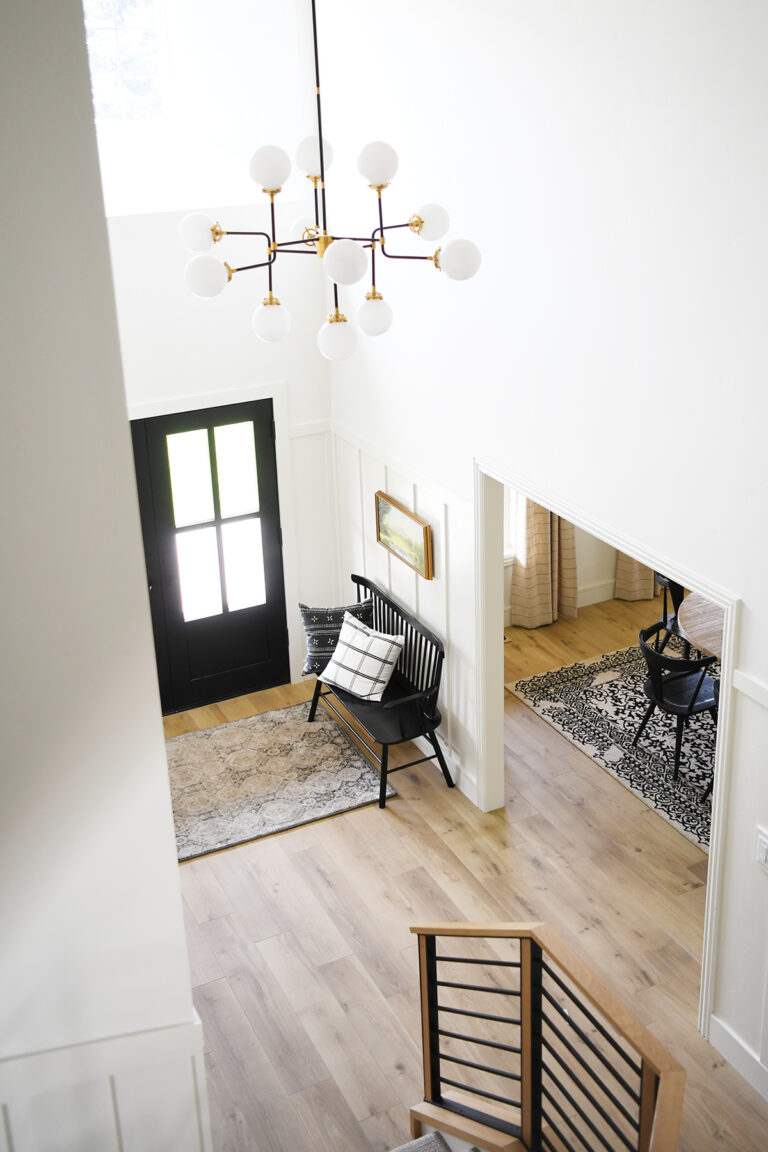Front Entryway Decorating Ideas : Midway Modern Farmhouse Remodel ...