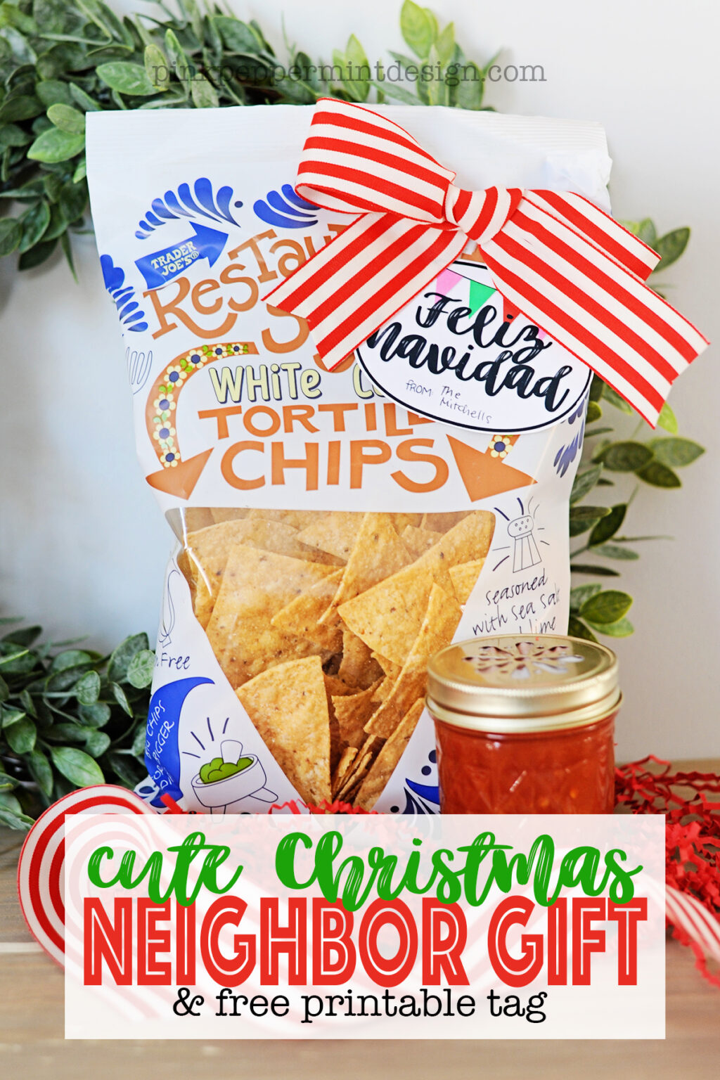 Feliz Navidad : Neighbor Christmas Gift Ideas — Pink Peppermint Design