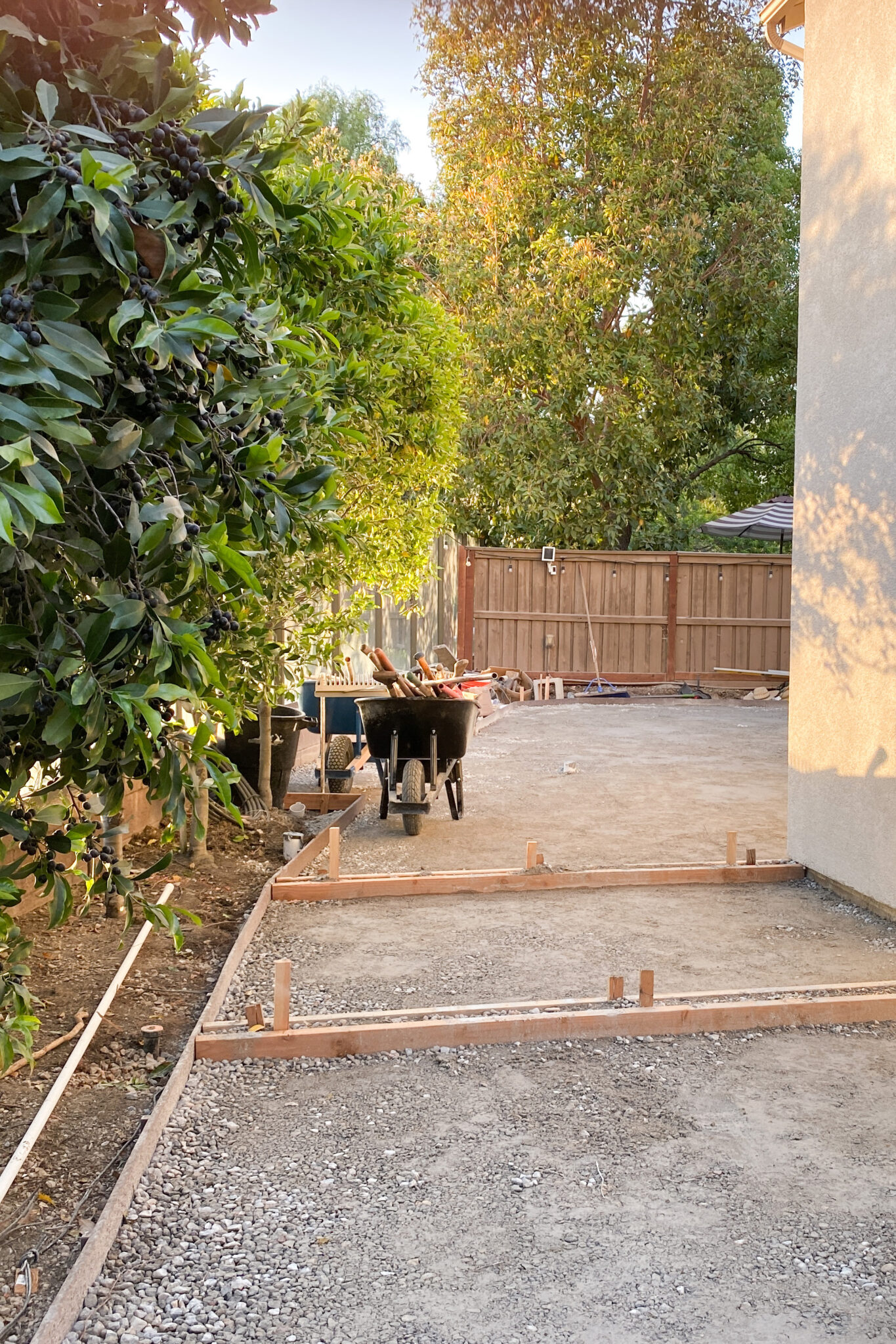 Italian Inspired Backyard Remodel — Pink Peppermint Design