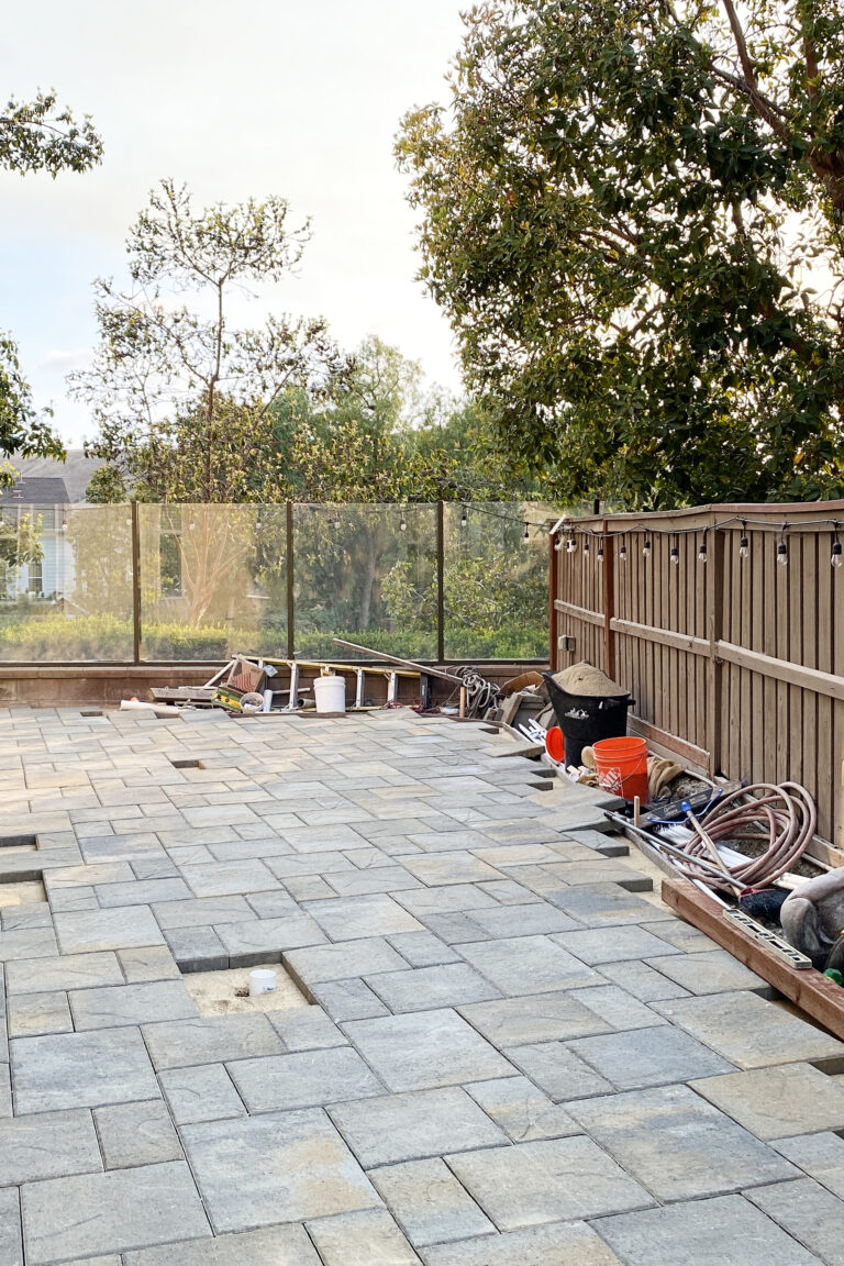 Italian Inspired Backyard Remodel — Pink Peppermint Design