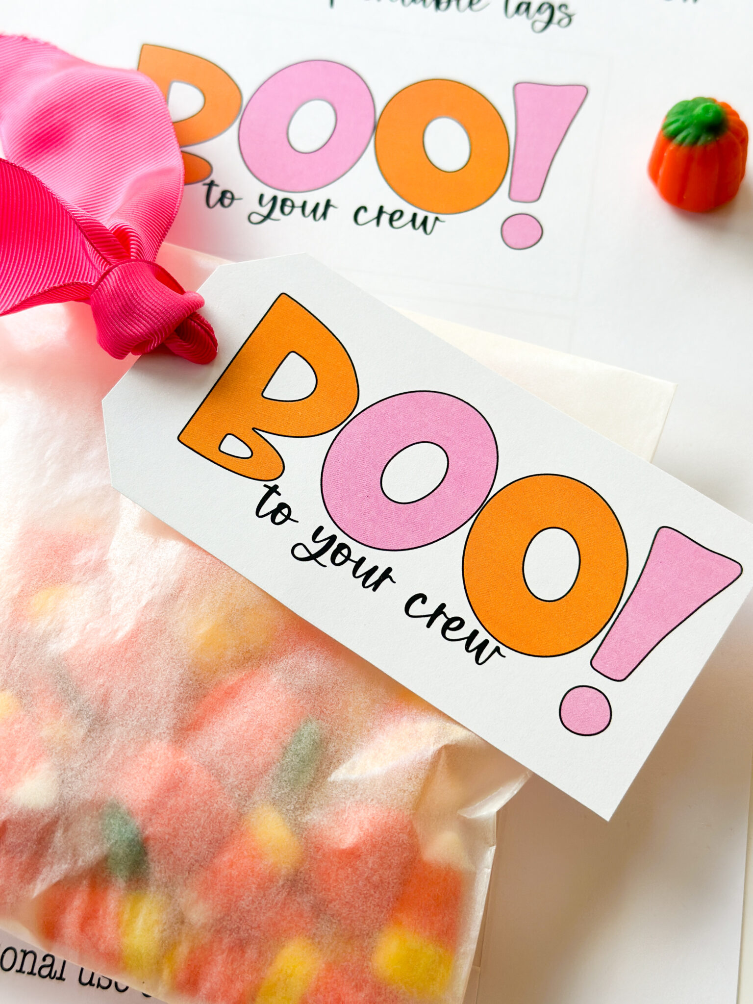 Free Halloween Printable Tags for Treat Bags & Gifts — Pink Peppermint ...