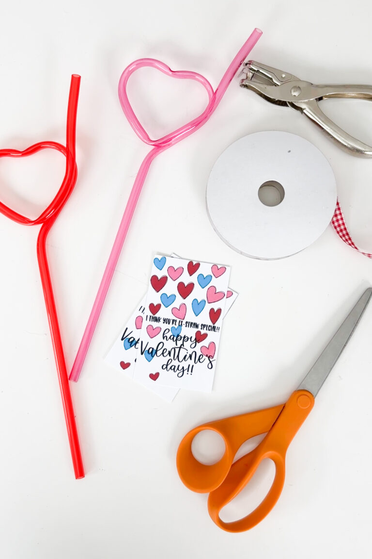 Happy Valentine's Day Printable : Ex-Straw Special — Pink Peppermint Design