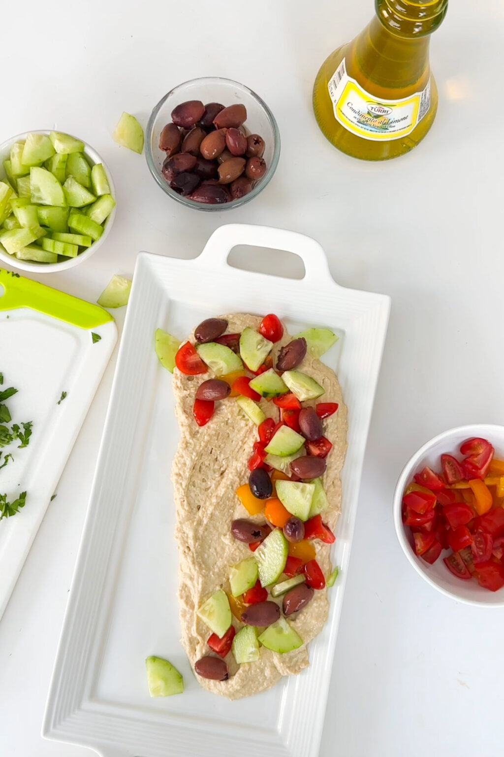 Yummy Appetizer: The Best Loaded Hummus Dip Recipe — Pink Peppermint Design